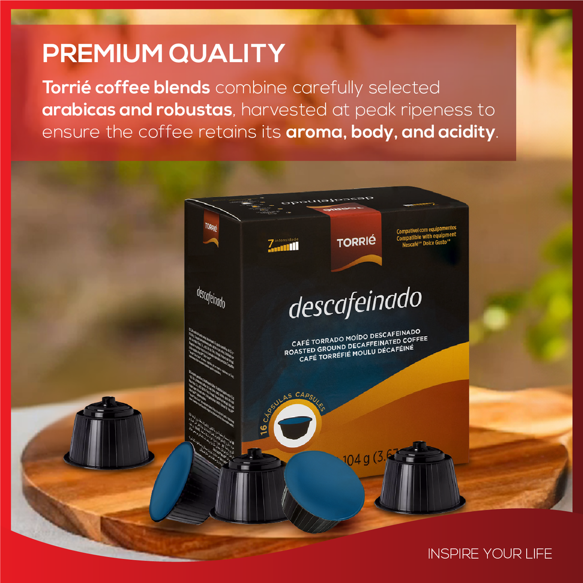 Dolce Gusto Compatible Recyclable Decaffeinated Coffee Pods - Decaf ...
